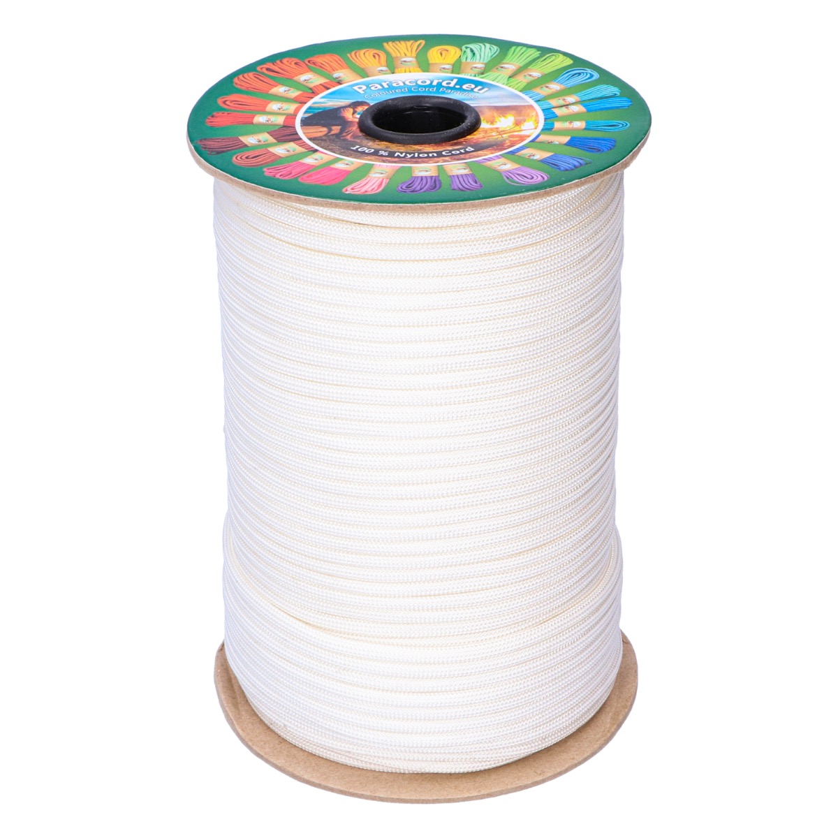 White 550 Paracord 550 Type III (100 meters)