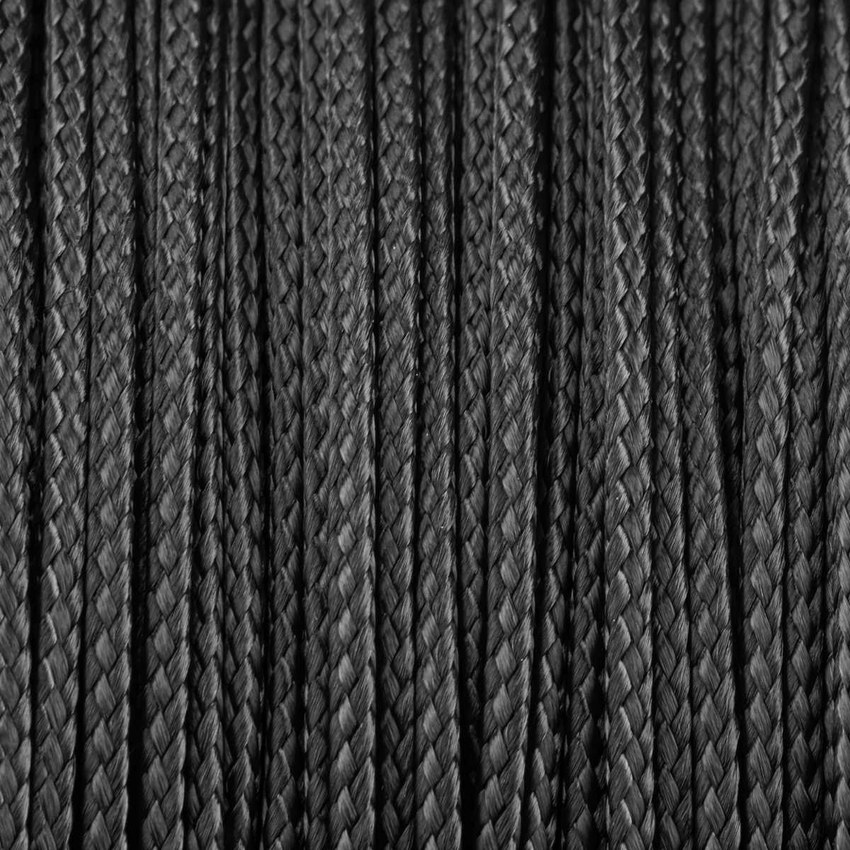 Black rPET - Ø 2 mm. Rope