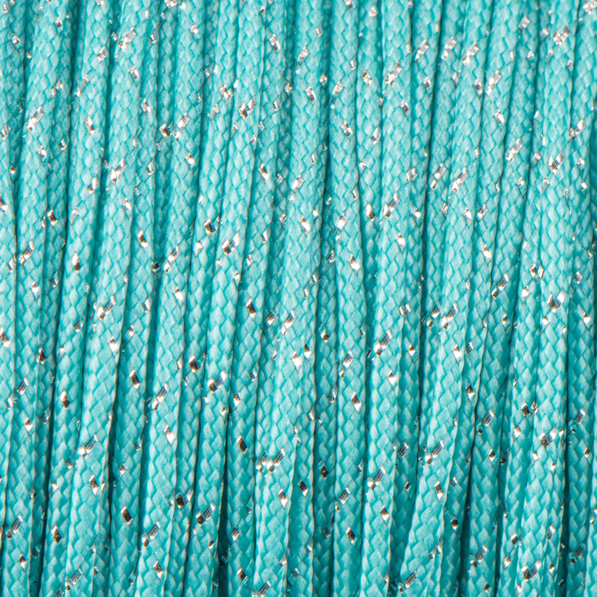 Turquoise & Silver Metlon Tracers Paracord Type I
