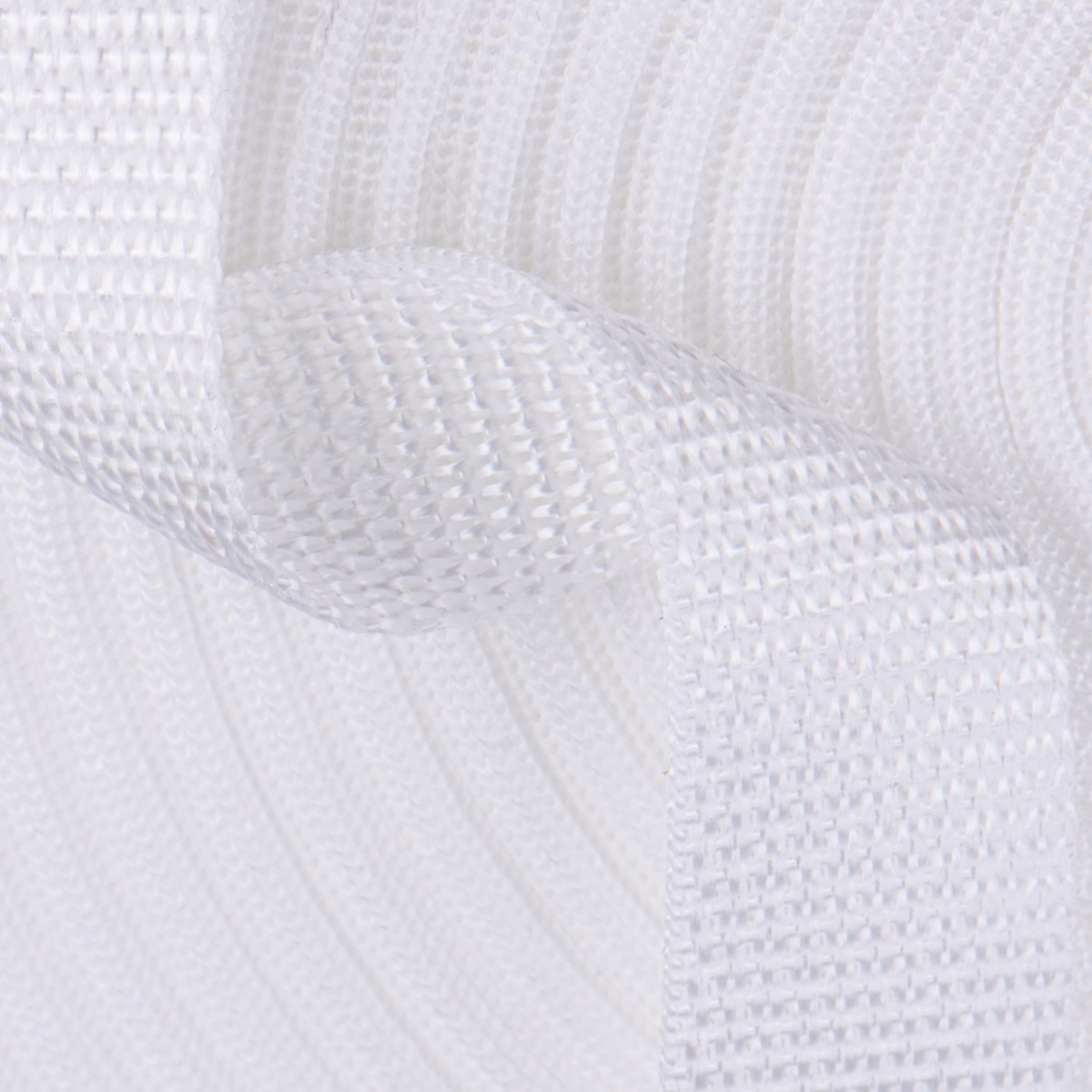 White 25mm Lite Webbing, 1.2 mm thick