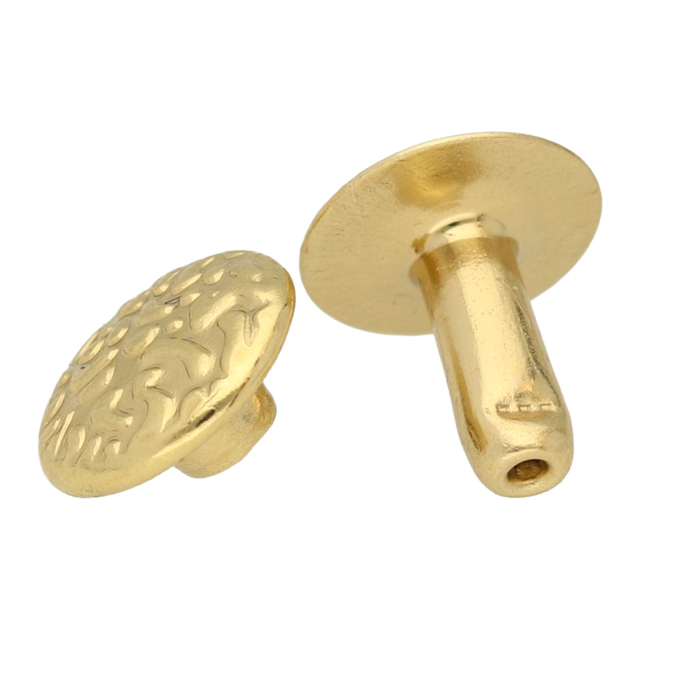 Gold Medium Textured Rivet