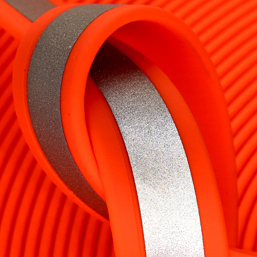 Orange (OR522) Reflective BioThane 'BETA' ® 19 mm - 2.5 mm Per Meter