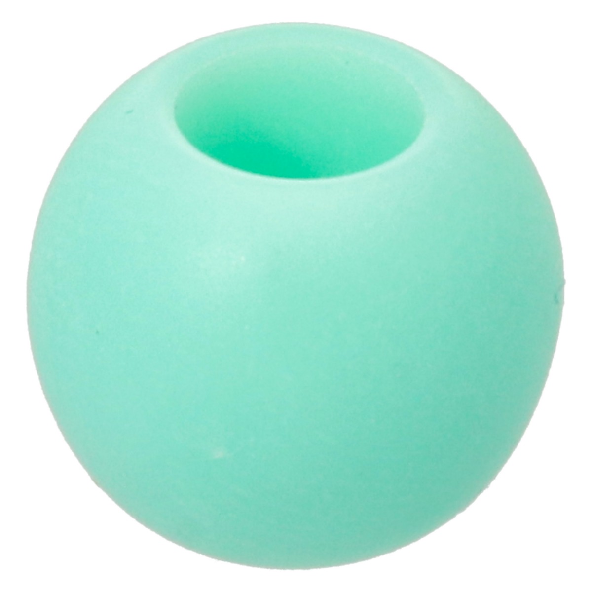 Round Plastic Bead - Mint