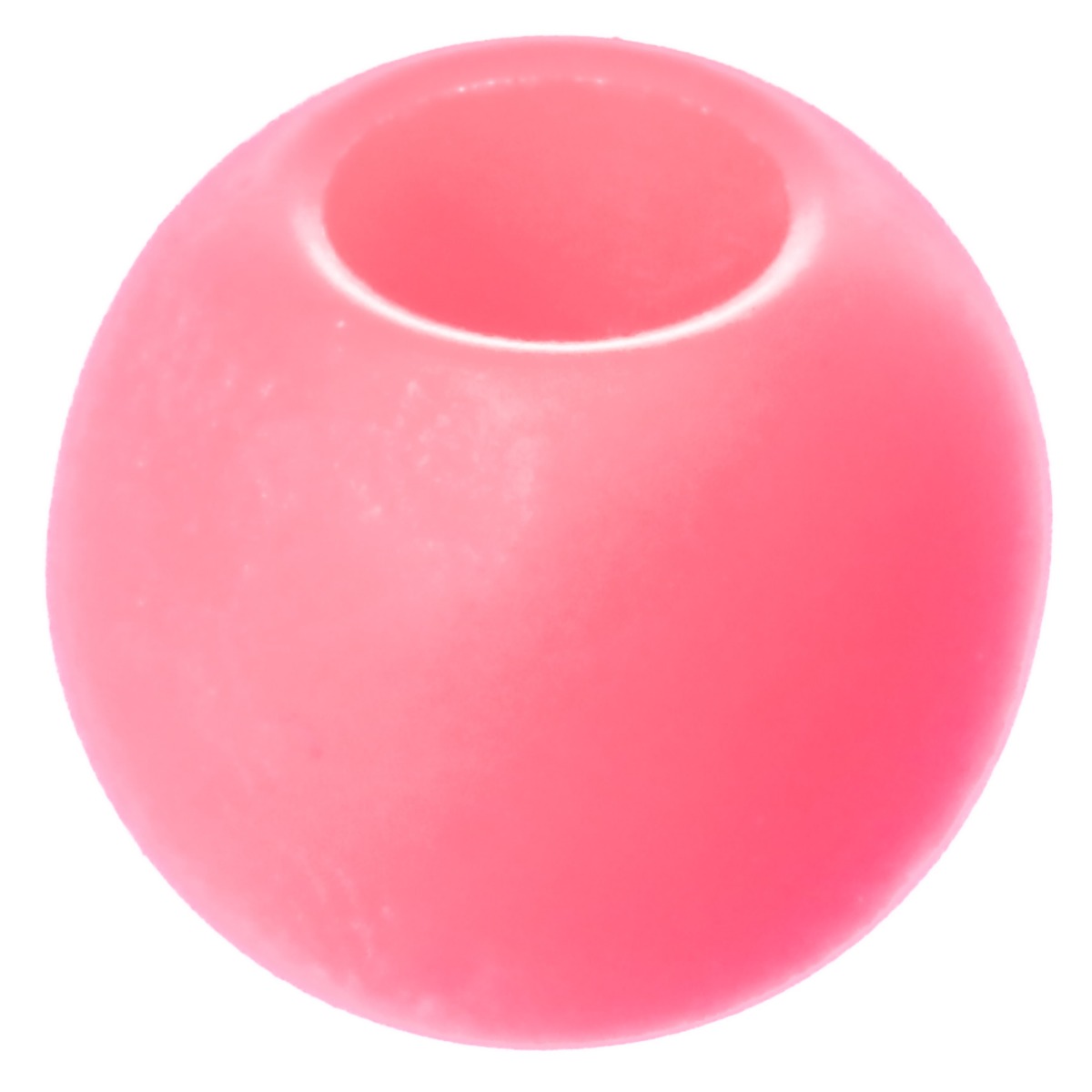 Round Plastic Bead - Pink