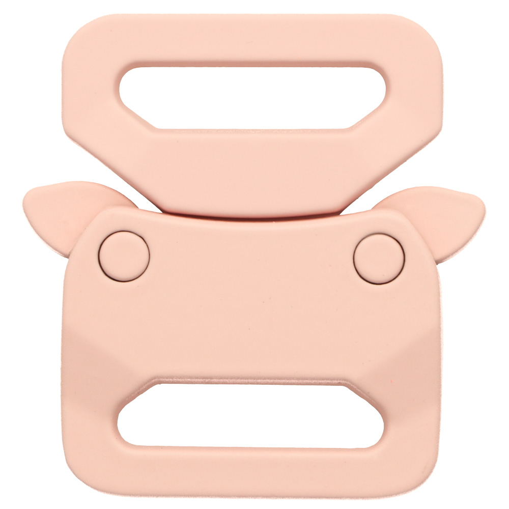 Pink Silicone 20 mm Safe Lock Buckle