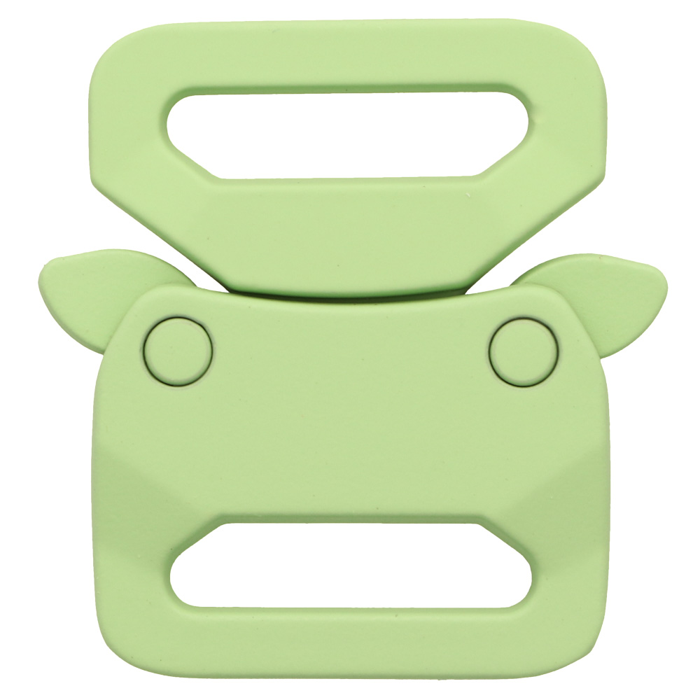 Groen Siliconen 20 mm Safe Lock Buckle