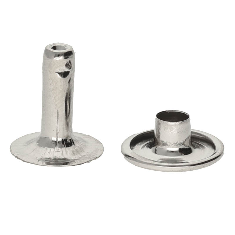 Nickel Plated 10 x 10 mm Single Cap Rivet