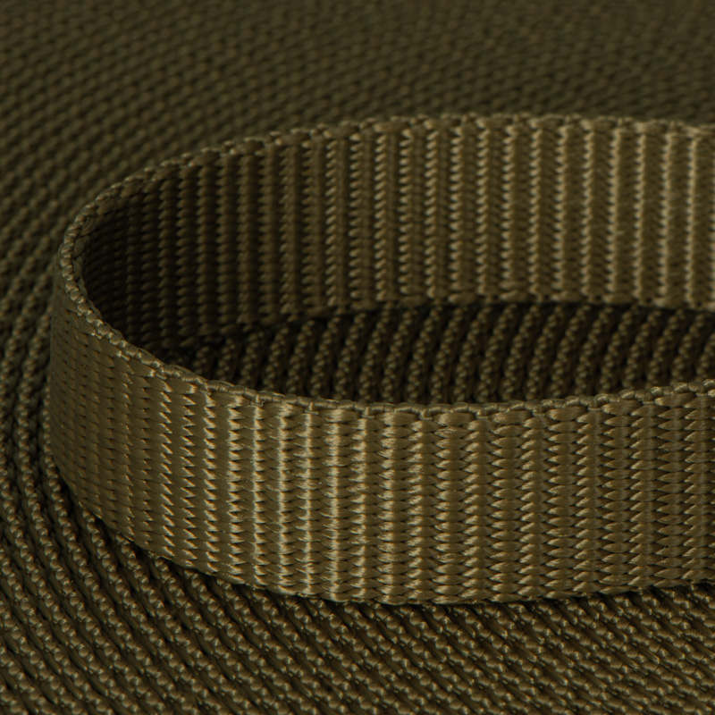 Khaki 10 mm Heavy Gurtband, 2 mm dick