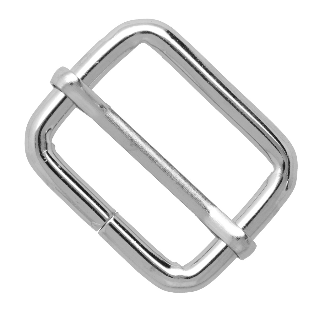 Square Steel Slide Buckle 25 mm