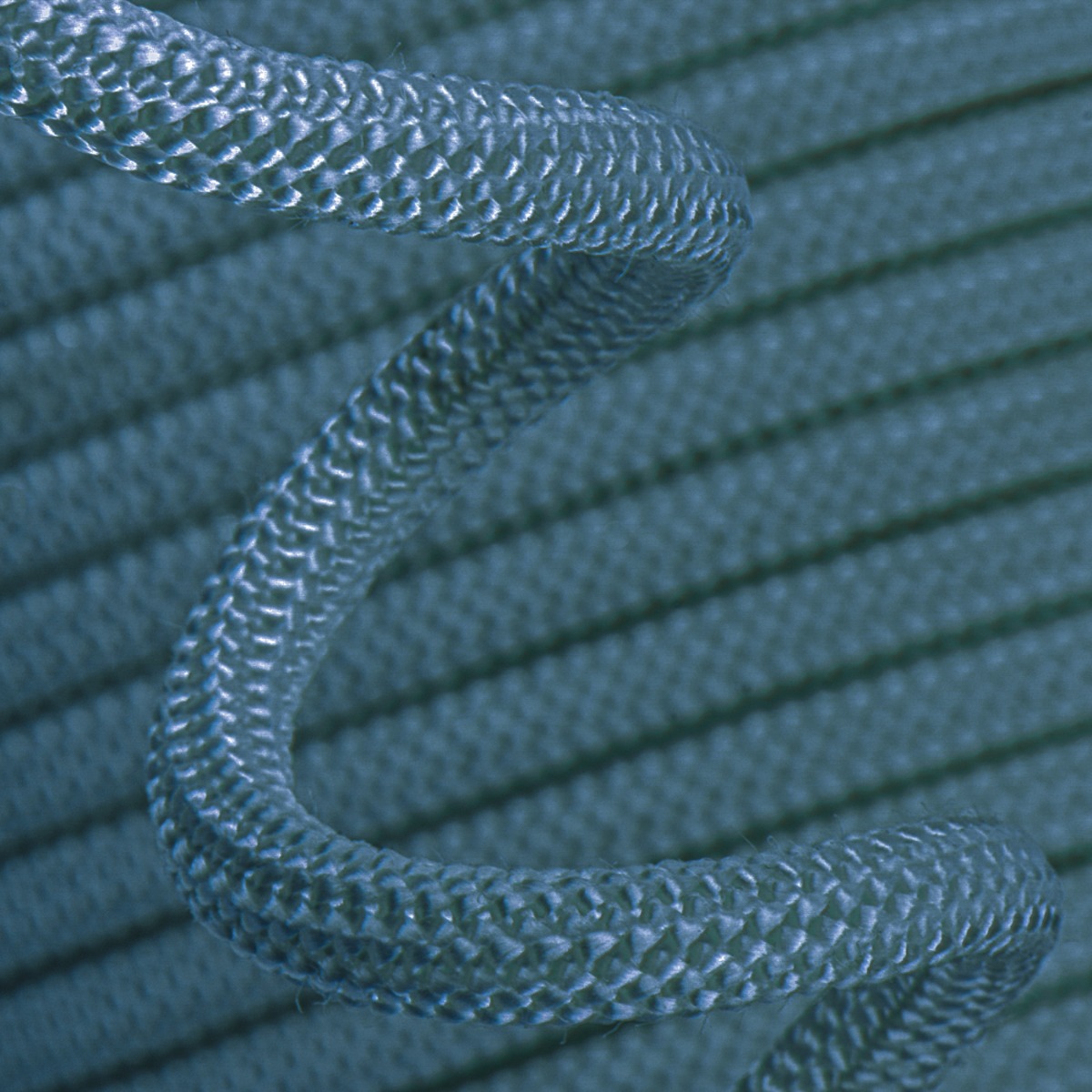 Petrol Blue - Knitted Cord - Ø 6mm