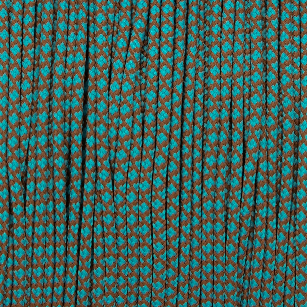 hazelnut brown & Dark Cyan Diamonds paracord type-1
