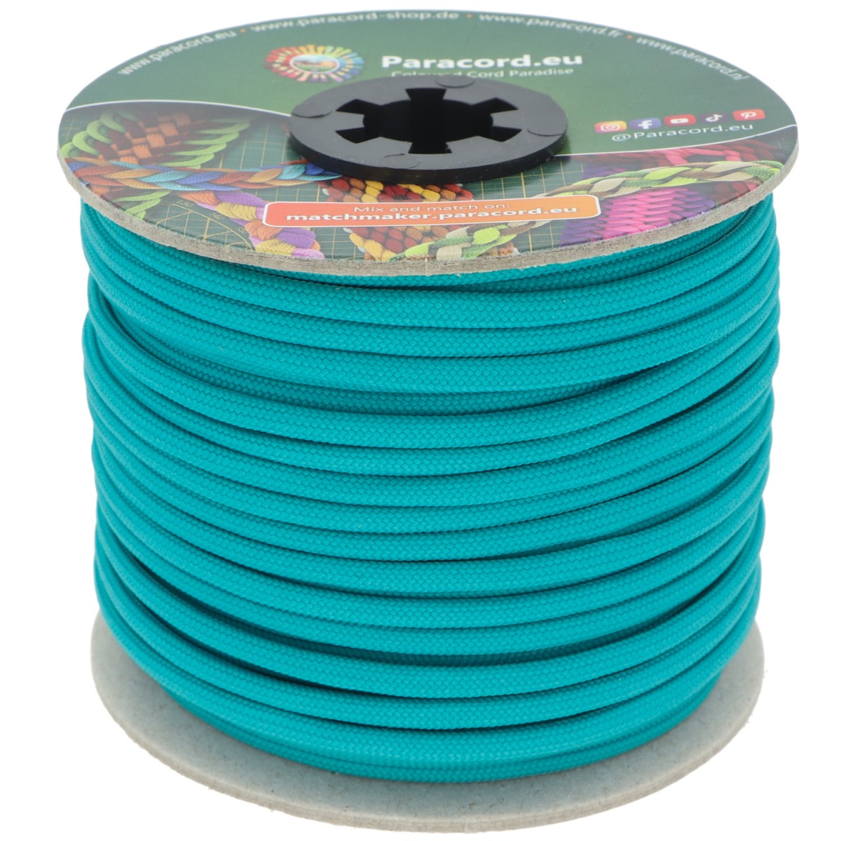 Neon Turquoise 550 Paracord