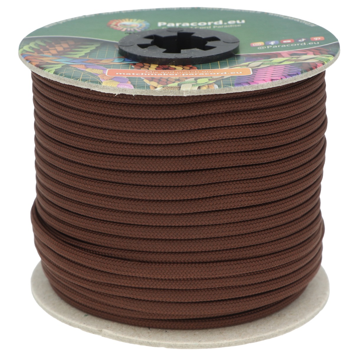 Walnut Brown 550 Paracord 550 Type III (30 meter)