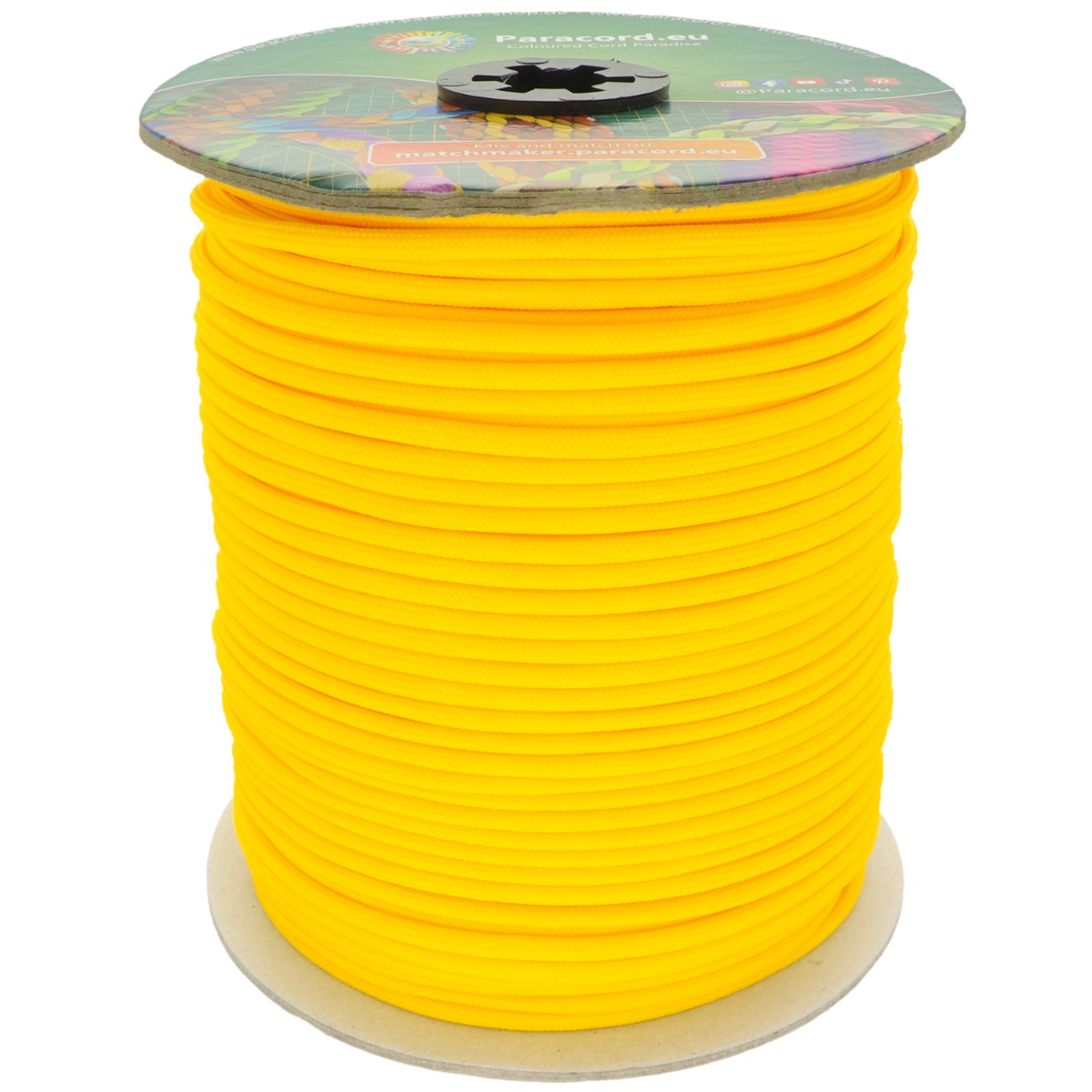 Canary Yellow 550 Paracord 550 Type III (100 meters)