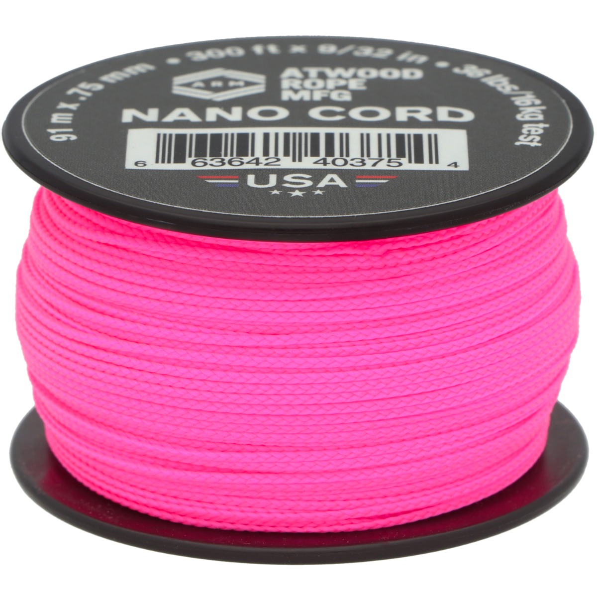 90m - Neon Pink Nano Paracord