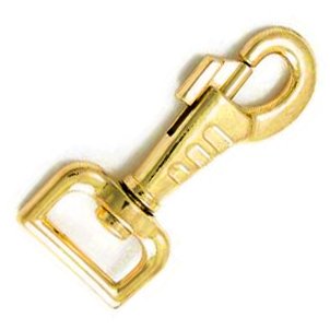 Solid Brass Snap Hook 80 mm - ⧄ 25 mm