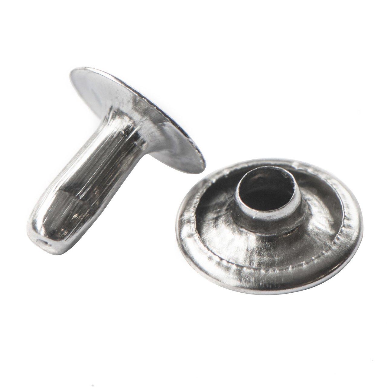 Single Cap Rivet 'Nickel Plated' 10 mm
