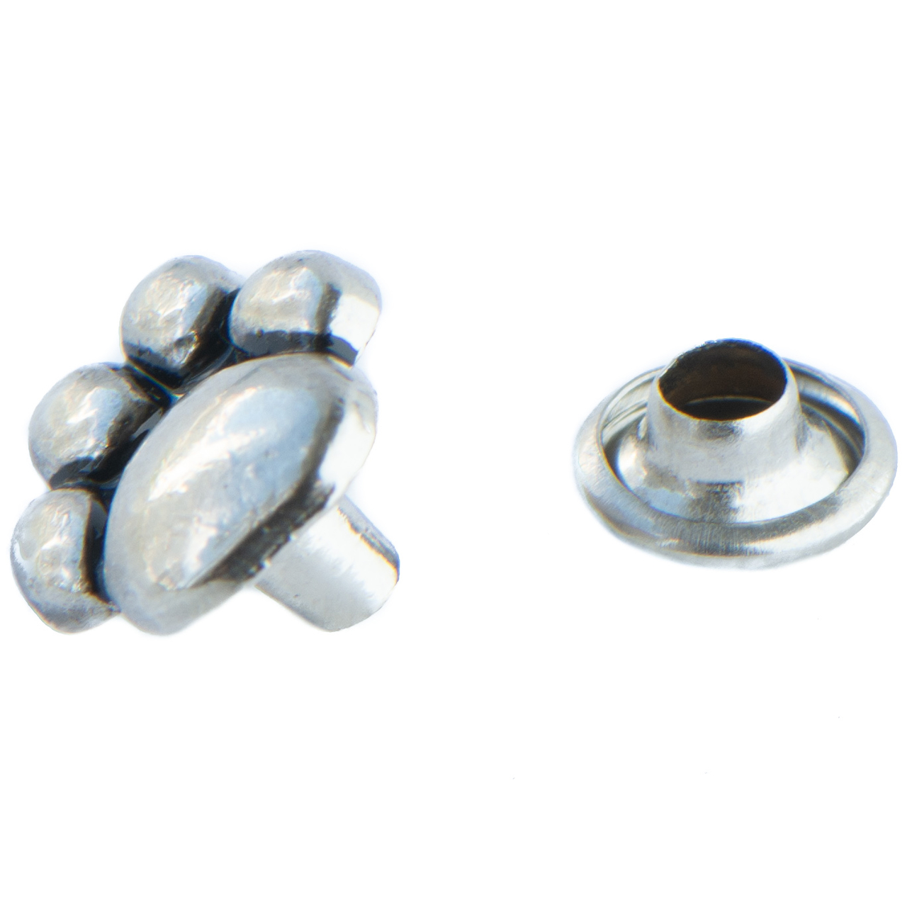 Decorative Paw Rivet 'Nickel plated'