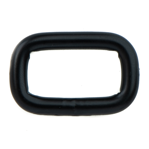 Square Ring Black 20 x 4 mm