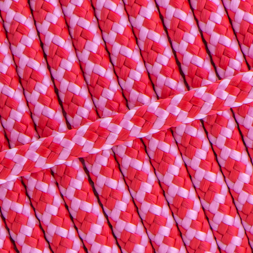 Rose Pink & Red Diamonds PPM Cord - Ø 6mm